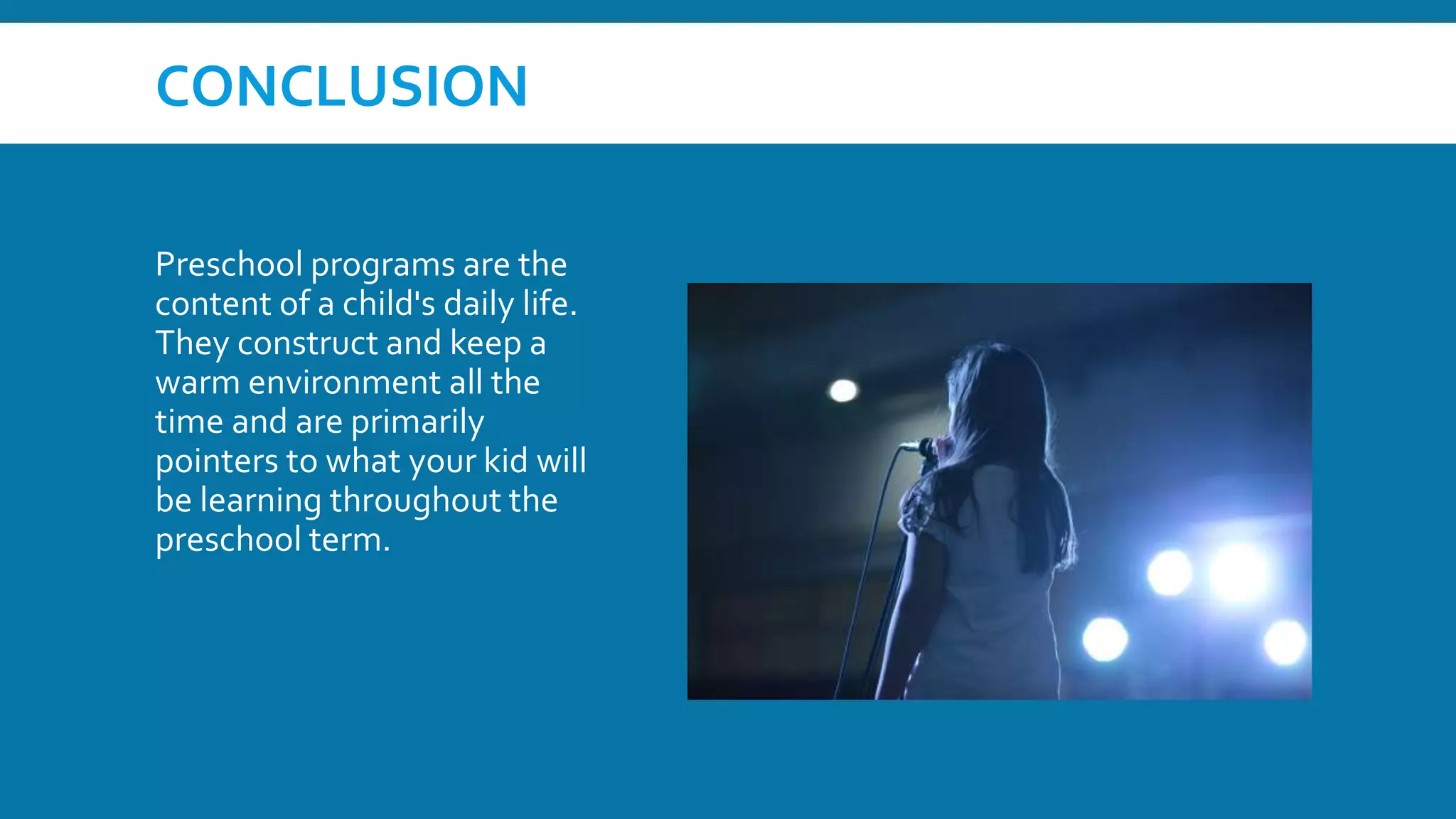 Preschool Programs | PPTX