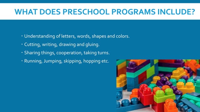 Preschool Programs | PPTX