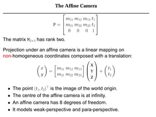 Comprehensive Overview of Multiple View Geometry in Computer Vision | PDF