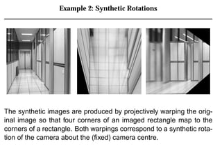 Comprehensive Overview of Multiple View Geometry in Computer Vision | PDF