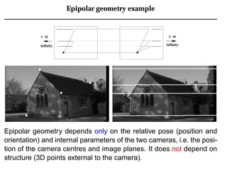 Comprehensive Overview of Multiple View Geometry in Computer Vision | PDF