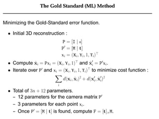 Comprehensive Overview of Multiple View Geometry in Computer Vision | PDF