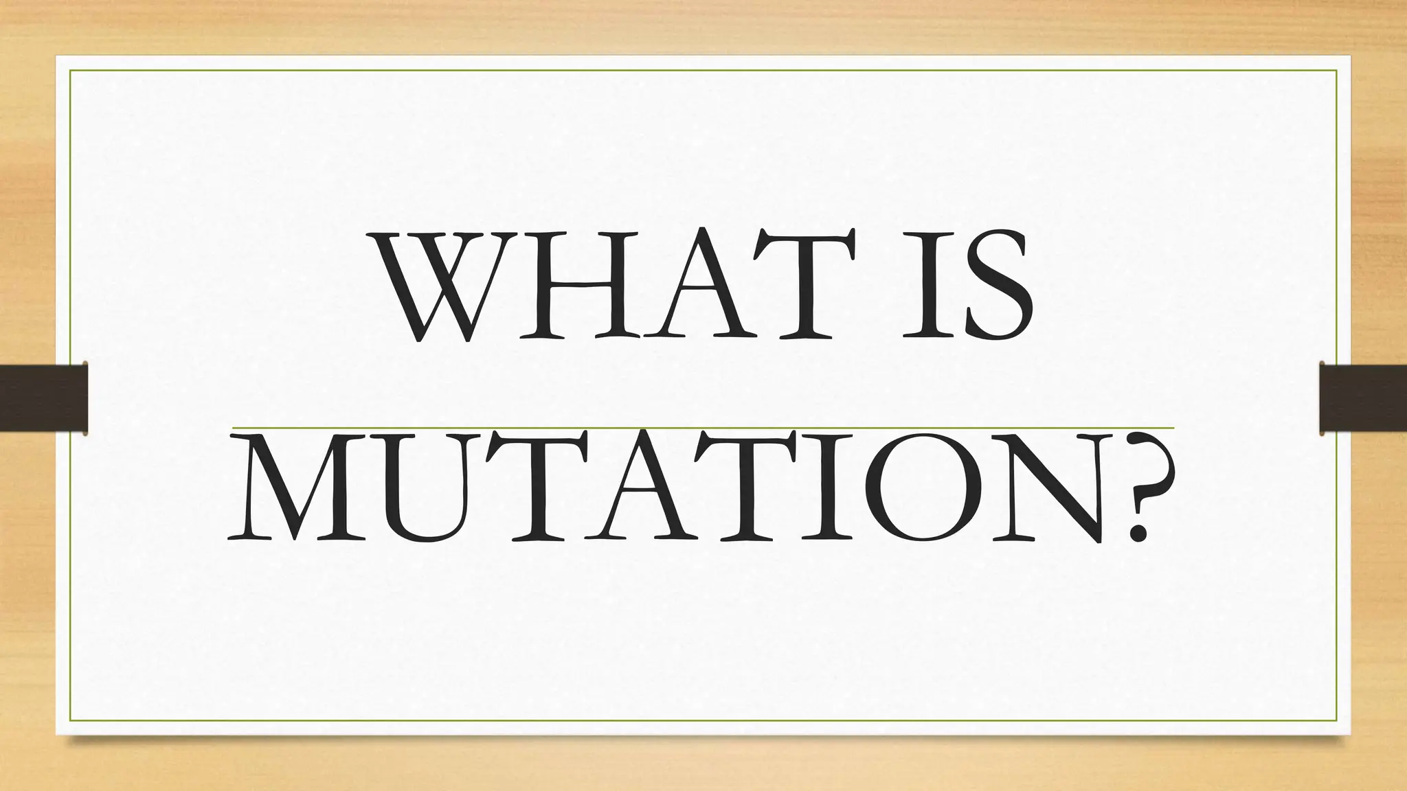 This is lesson about Mutation in science 10 | PPTX