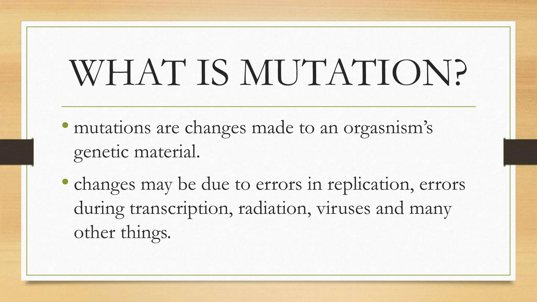 This is lesson about Mutation in science 10 | PPTX | Genetics | Science