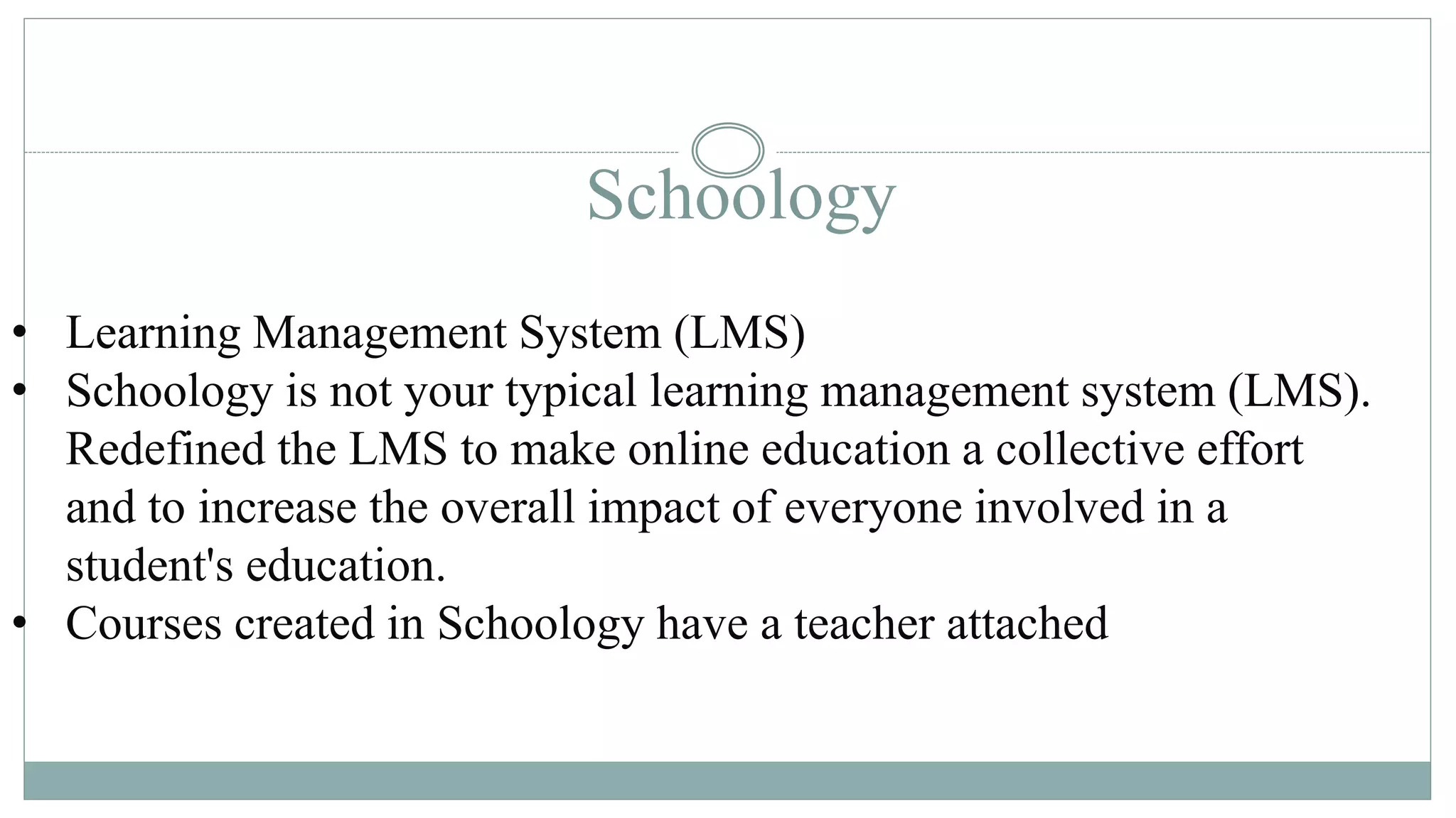 Schoology | PPTX