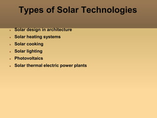 Non conventional sources of energy ppt bhot Paisa ahe Paisa bht ahe | PDF