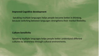 Second language Acquisition developments | PPT