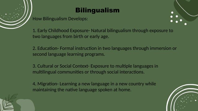 Second language acquisition and development | PPTX
