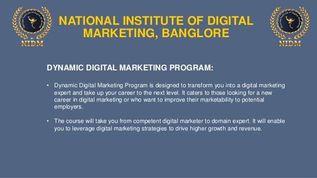 DIGITAL MARKETING TRAINING IN BANGALORE | PPT