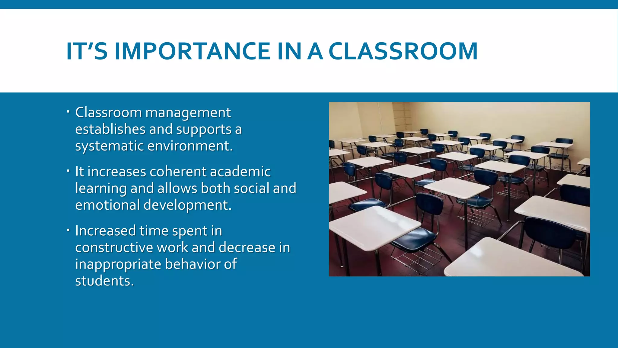 Importance Of Classroom Management In NYC Elementary Schools | PPTX