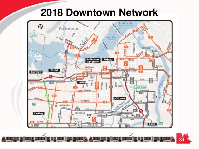OC Transpo route changes due to LRT