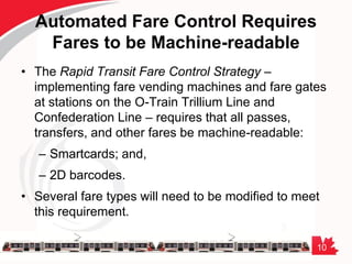 OC Transpo Fare System Restructuring | PPT
