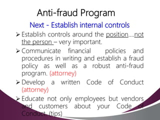 Occupational Fraud and Electronic Evidence Investigations | PPTX