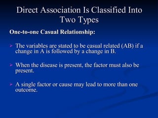 association and causation | PPT | Illegal Drugs, Tobacco, eCigarettes ...