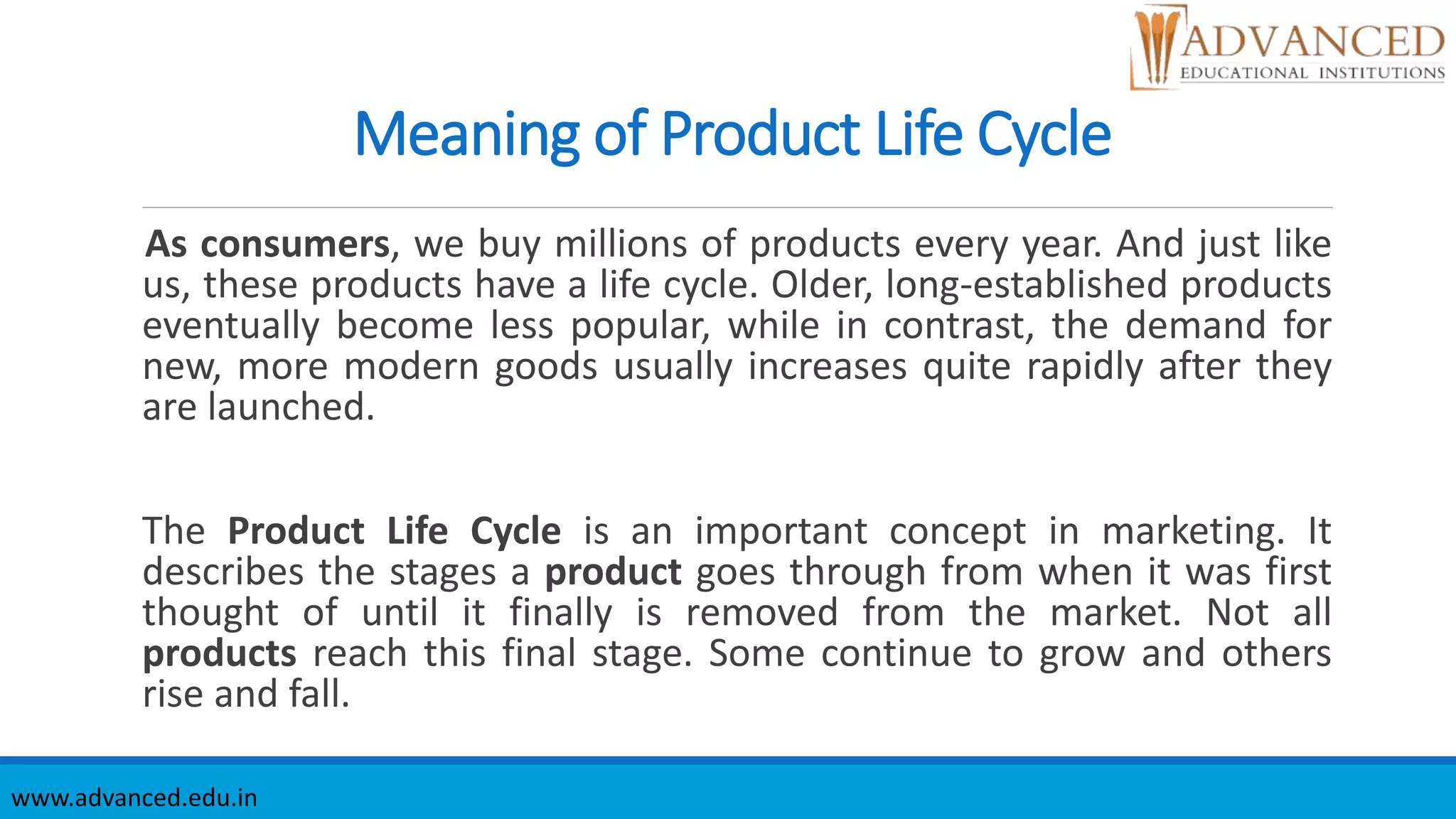 Product Life Cycle | PPTX