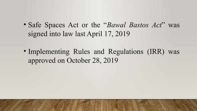 PPT-of-safe-spaces-act-ra-11313_compress.pdf | Crime & Harmful Acts to ...