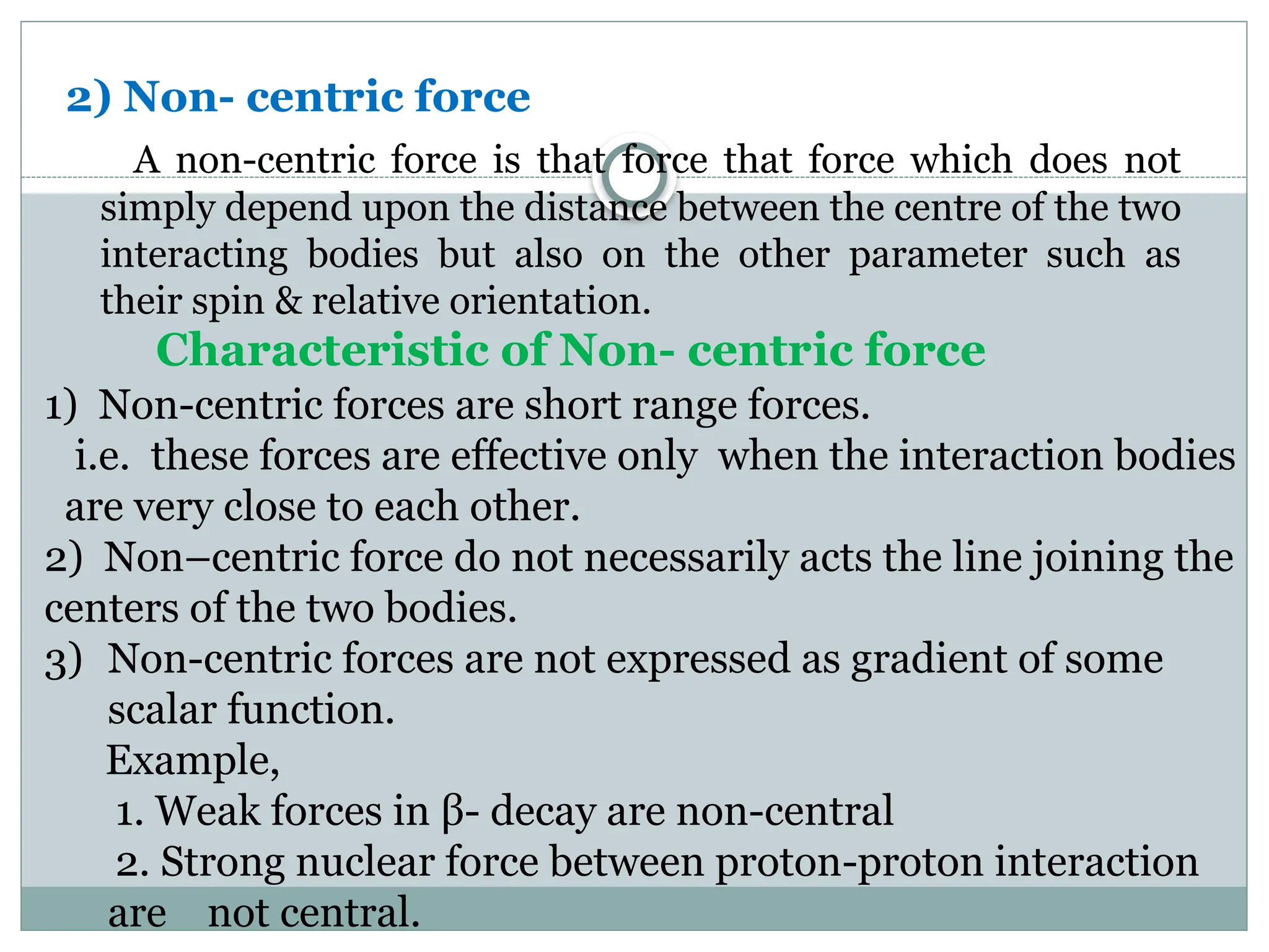 PPT-On-Central-Forces-1.pptx tensor forces | PPTX