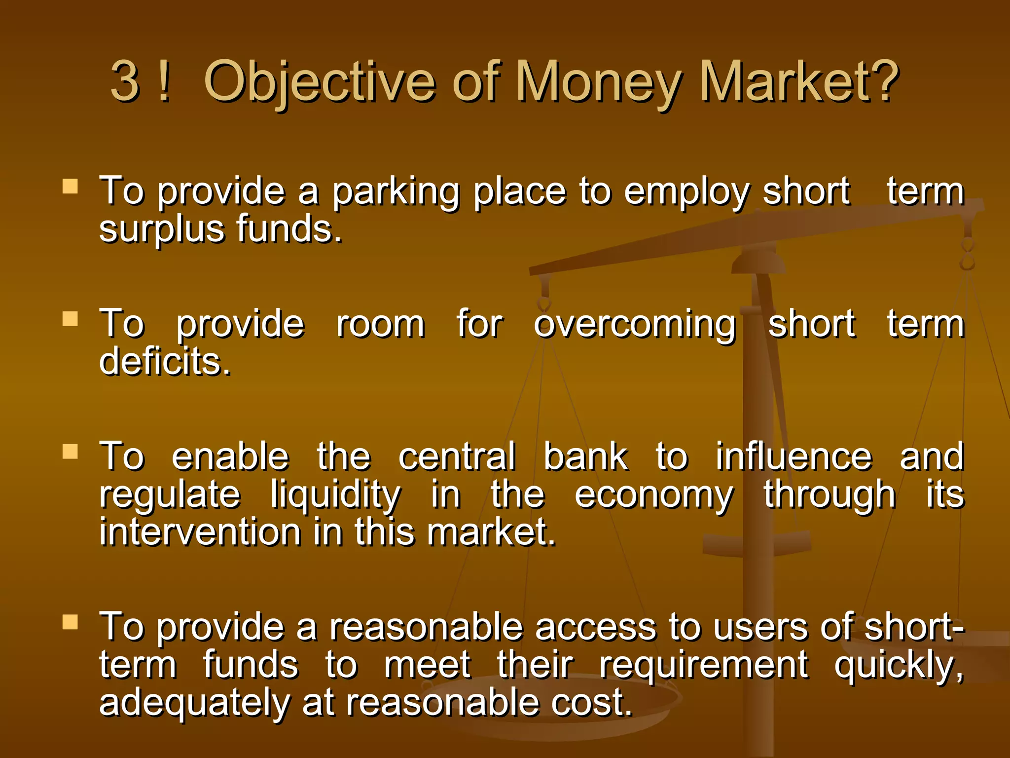 Ppt on-money-market-1 | PPT
