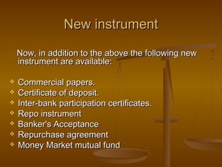 Ppt on-money-market-1 | PPT