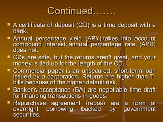 Ppt on-money-market-1 | PPT