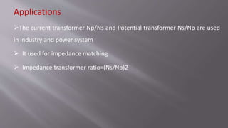 transformer breif introduction HV and LV Connection | PPTX