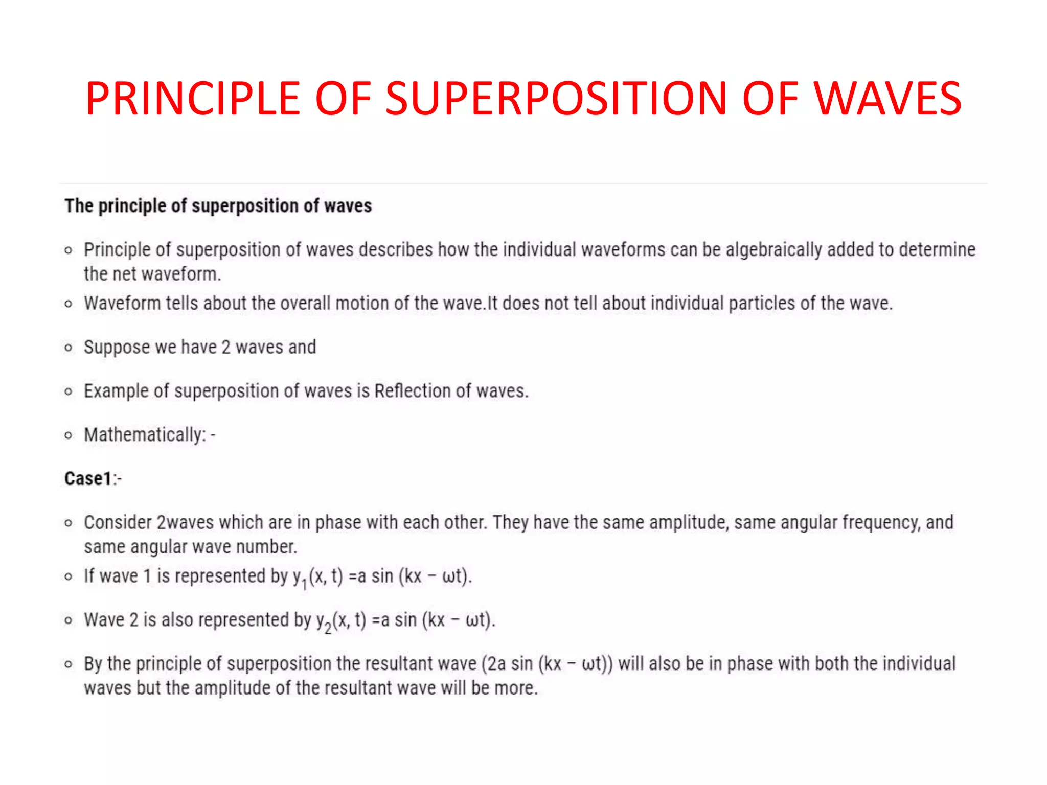 PPT on Waves Class 11 | PPTX