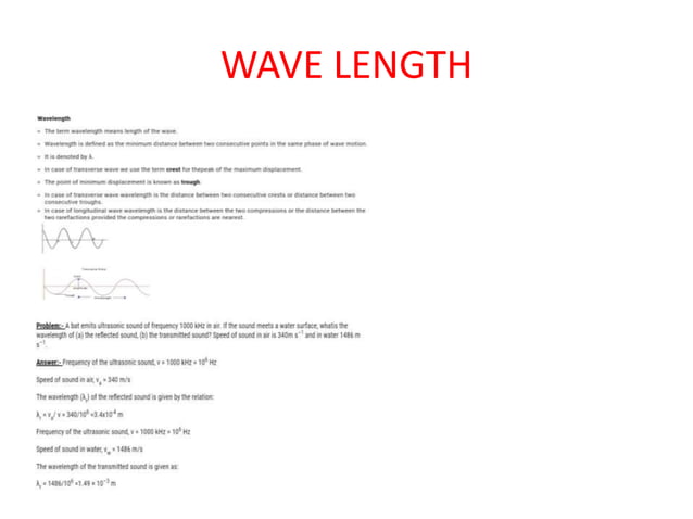PPT on Waves Class 11 | PPTX