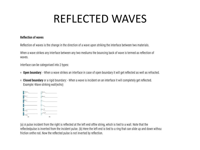 PPT on Waves Class 11 | PPTX
