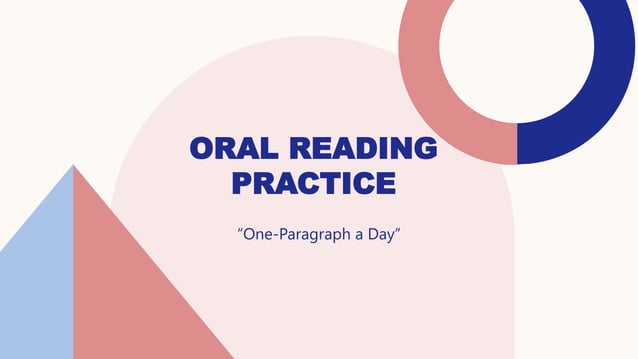 Oral Reading Lesson Activity for Grade 7 | PPTX