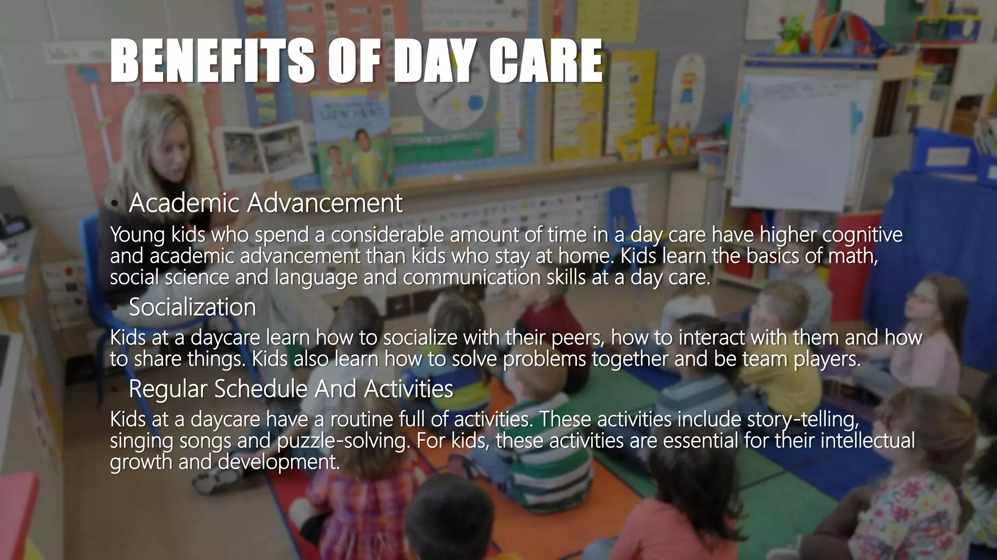 Why Is Daycare Essential For Kids PPT Why Is Daycare Essential For Kids PPT