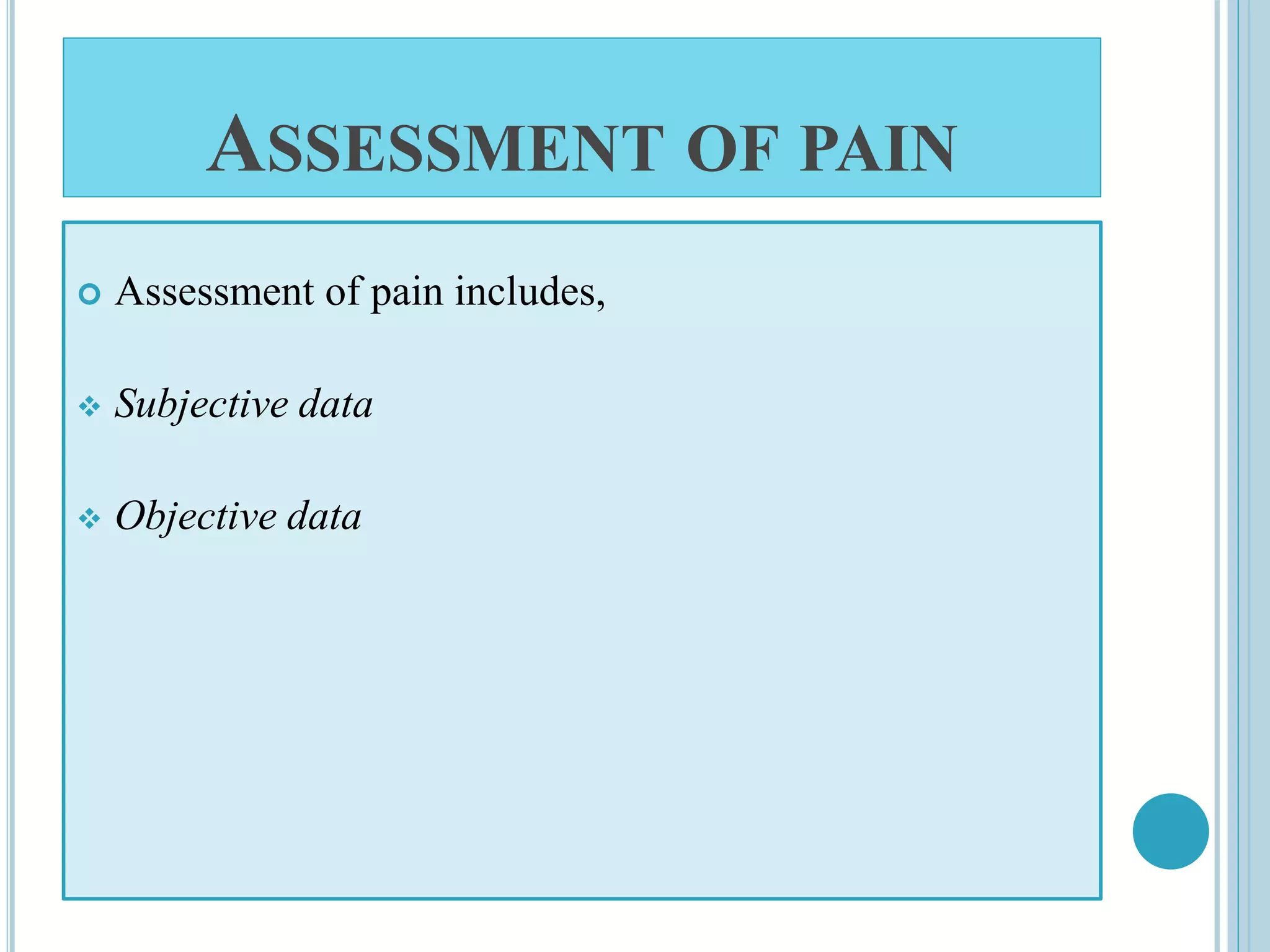 PPT-PAIN-ASSESSMENT-AND-MANAGEMENT.pdf | Physical Therapy | Wellness
