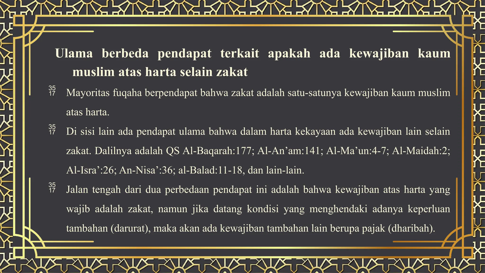PPT-PANDANGAN ISLAM TENTANG ZAKAT DAN PAJAK.pptx