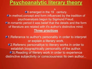 Presentation paper no-7-Literary Theory and Criticism | PPTX | Poetry ...