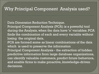 Pricipal Component Analysis Using R | PPT