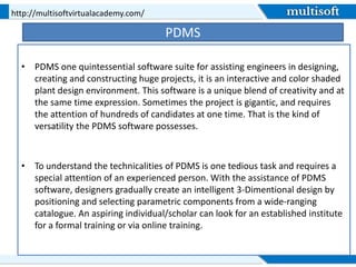 PDMS Training Courses | PPTX