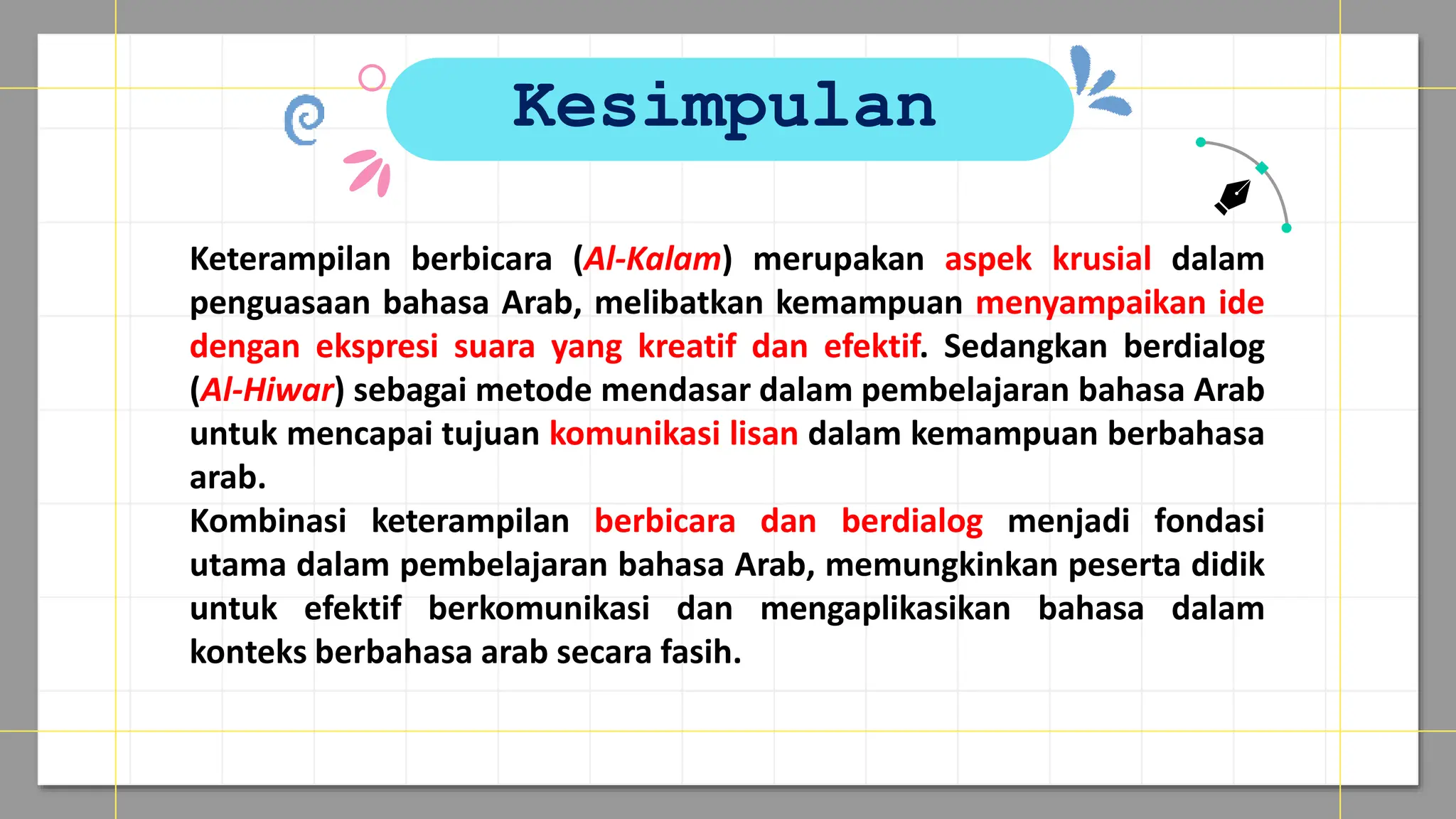 PPT - Pengajaran Al Kalam wa Al hiwar.pptx