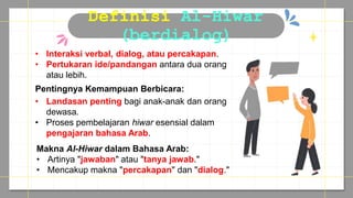 PPT - Pengajaran Al Kalam wa Al hiwar.pptx