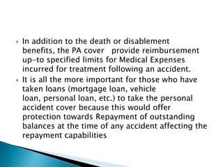 Ppt personal accident insurance policy- need of the day | PPT