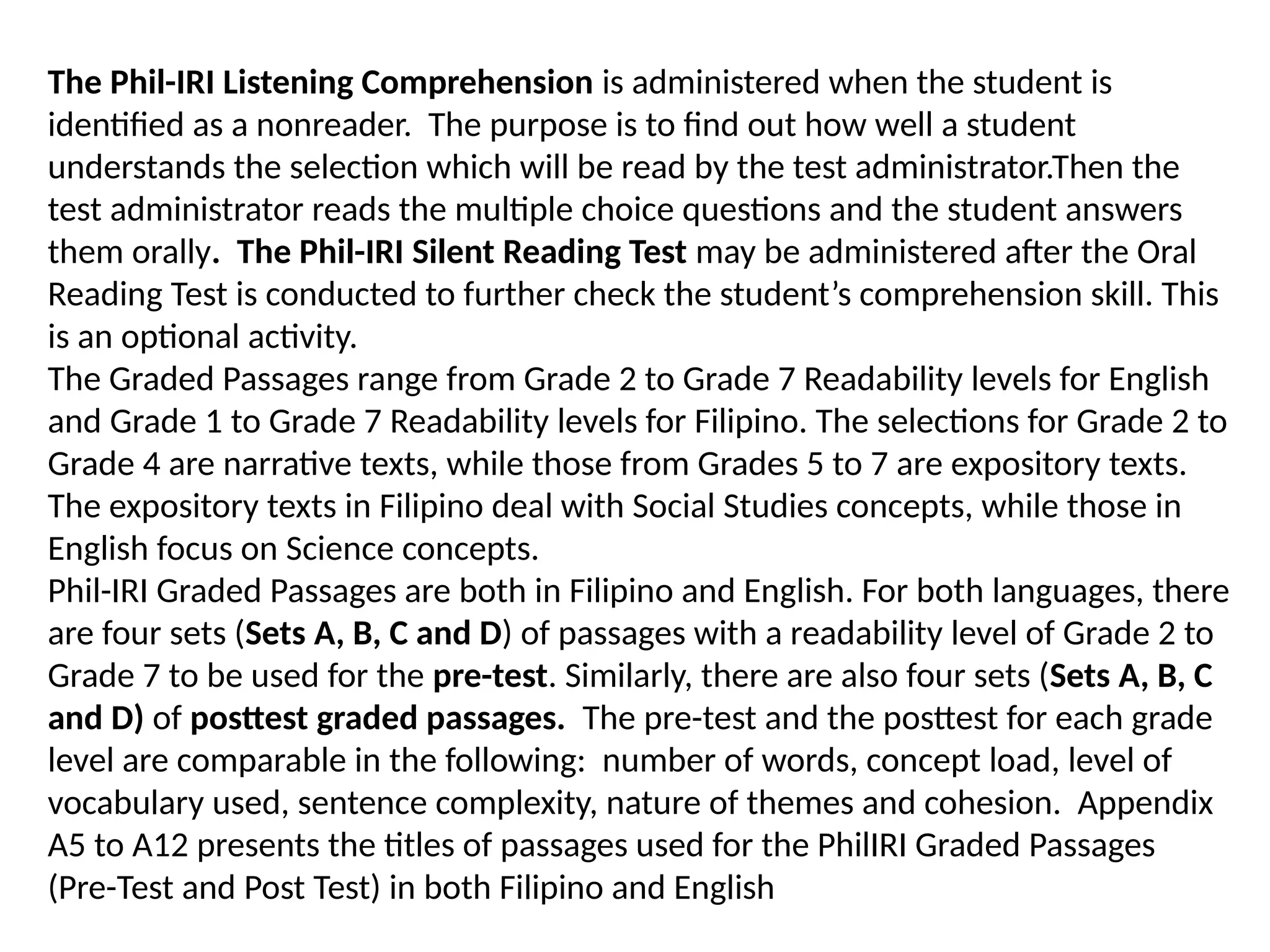 PPT-PHIL-IRI-2018. The Philippine Informal Reading Inventory (Phil-IRI ...