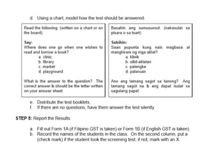 PPT-PHIL-IRI-2018. The Philippine Informal Reading Inventory (Phil-IRI ...
