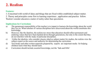 Philosophy and Curriculum | PPTX