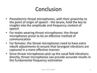 ppt-Piezoelectric Throat Microphone Based Voice Analysis.pptx