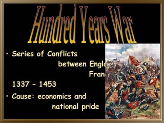 Plague And Hundred Years War | PPT