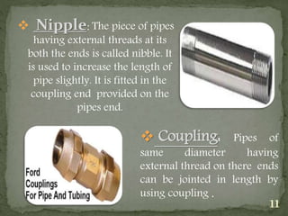 Plumbing work in construction | PPTX