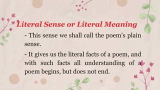 Elements of Poetry.pptx | Poetry | Books and Literature