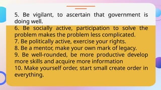 'PPT - POLITICS AND GOVERNANCE Active Citizenship' with you.pptx