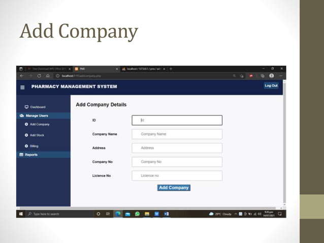 PPT-Presentation-Pharmacy-Management-System-Project.pptx | Databases ...