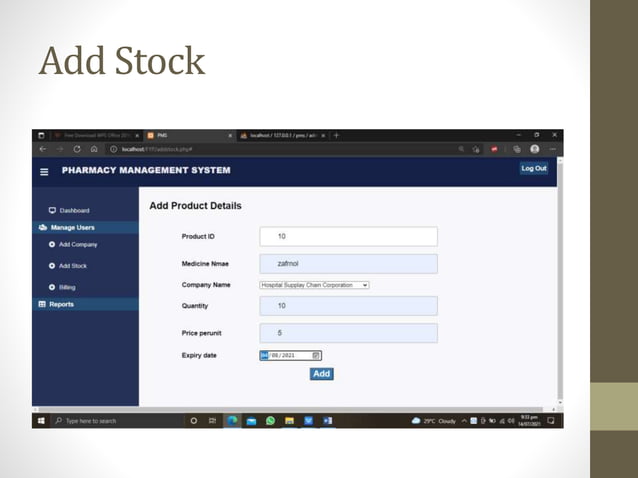 PPT-Presentation-Pharmacy-Management-System-Project.pptx | Databases ...