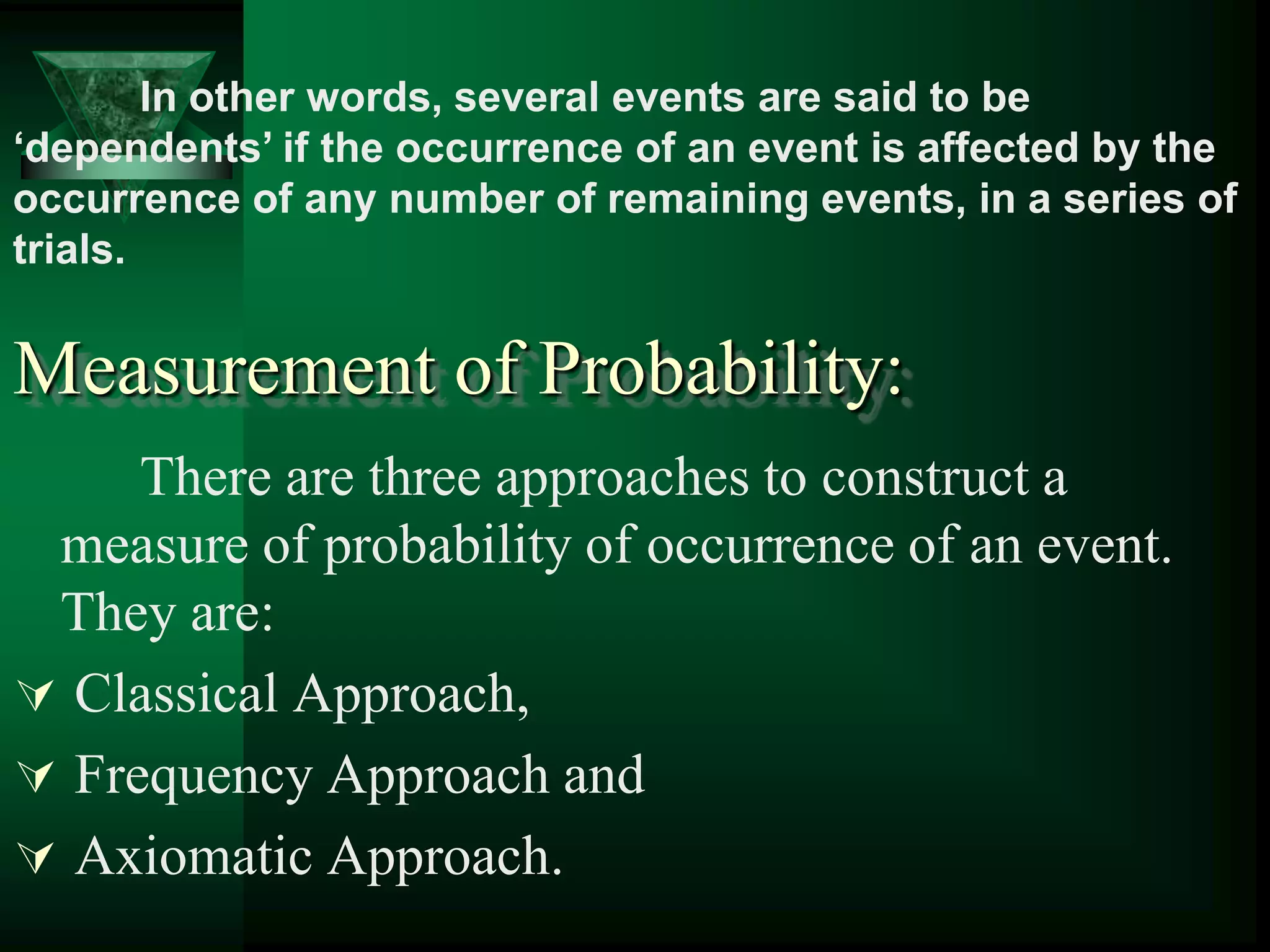 PROBABILITY AND IT'S TYPES WITH RULES | PPT