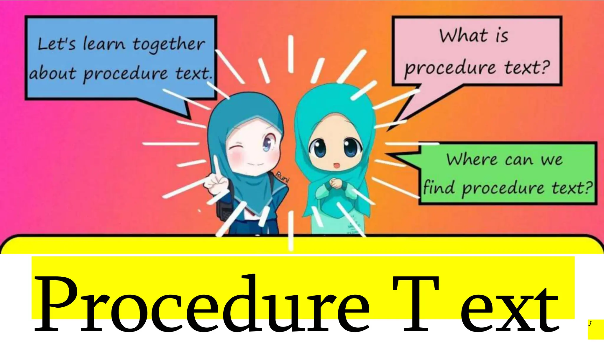 PPT tentang materi procedure text grade IX | PPT